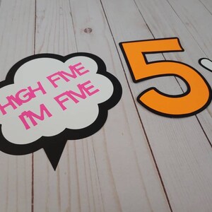 High Five I'm Five Centerpiece - High Five Centerpiece - High Five ...