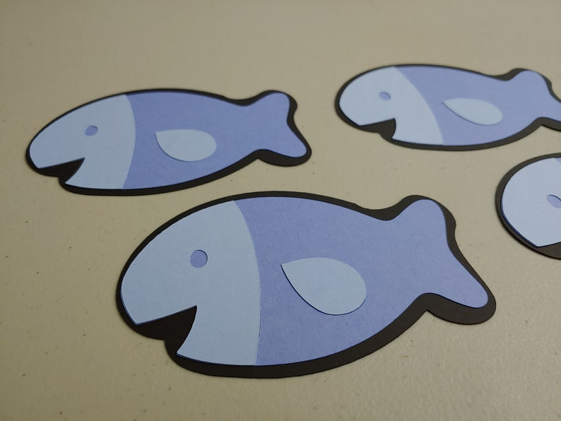 Fish Cutouts Nautical Party Decorations Birthday Party | Etsy