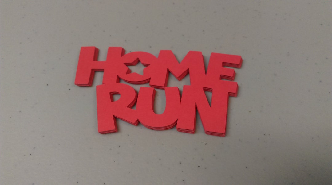 Baseball Cutouts - Baseball Die Cuts - Home Run Cutouts - 24 Home Run ...