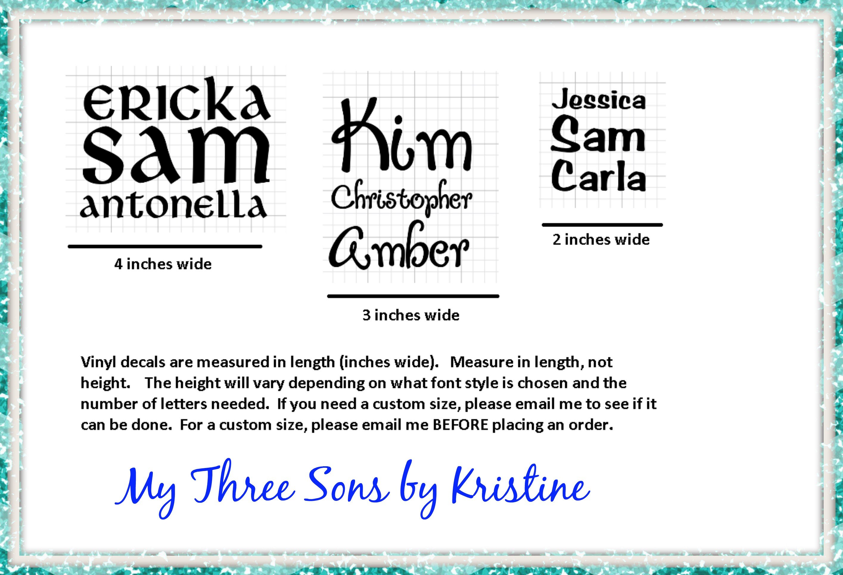 Monogram Vinyl Decal Cell Phone Monogram Laptop Monogram | Etsy