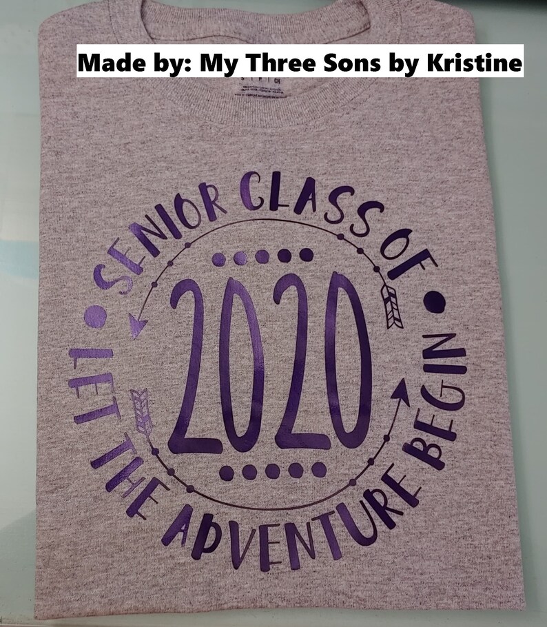 High School Senior Tshirt - Class of 2020 Shirt - Senior Tshirt - Let ...
