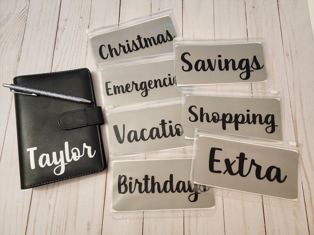 Personalized Budget Binder Custom A6 Budget Binder A6 Cash Envelope ...