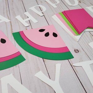Watermelon Birthday Banner - Watermelon Themed Party - Watermelon Party ...