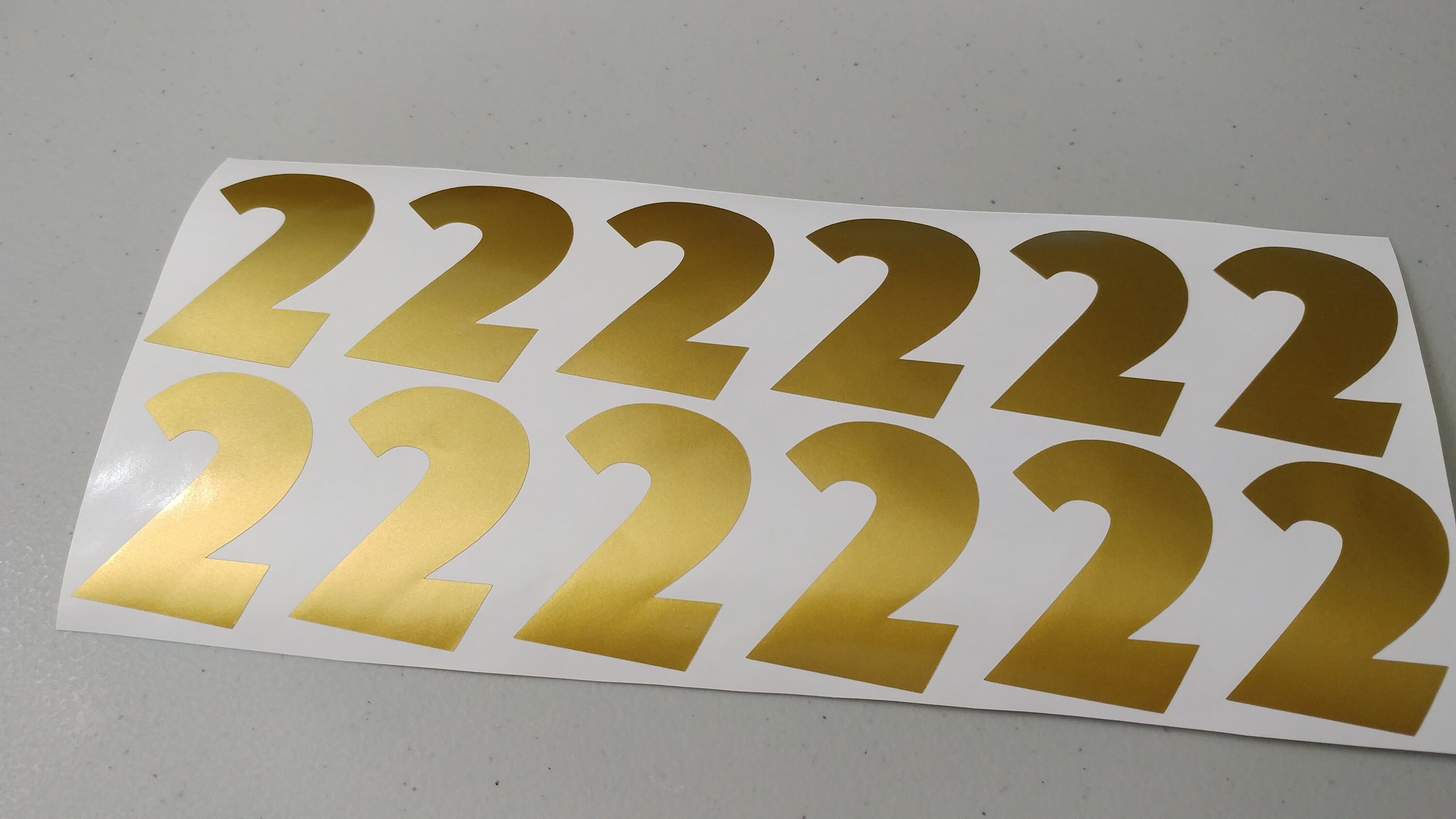 Number Stickers Number Vinyl Decals Number Stickers for | Etsy