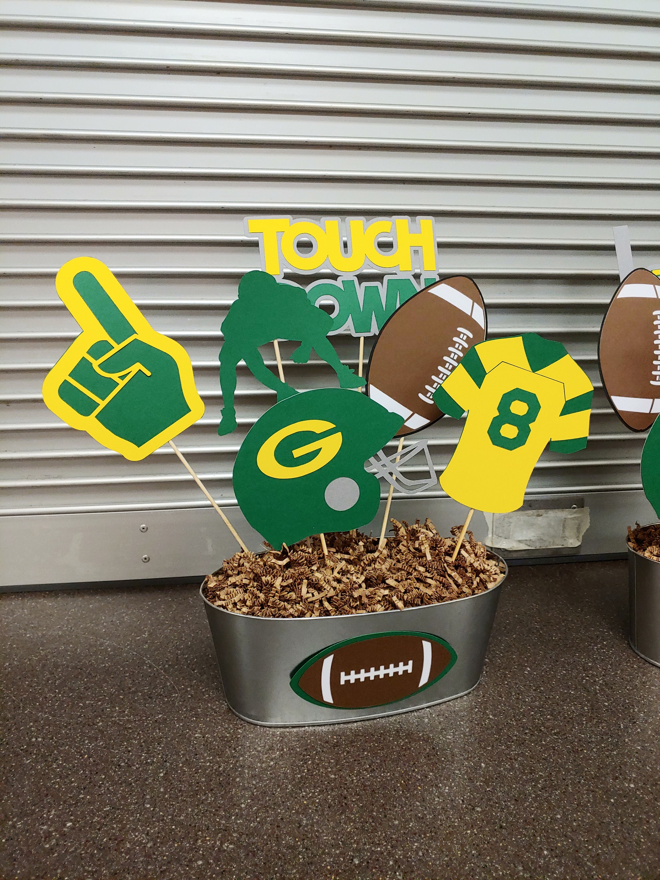 Football Centerpiece Touchdown Football Centerpiece | Etsy