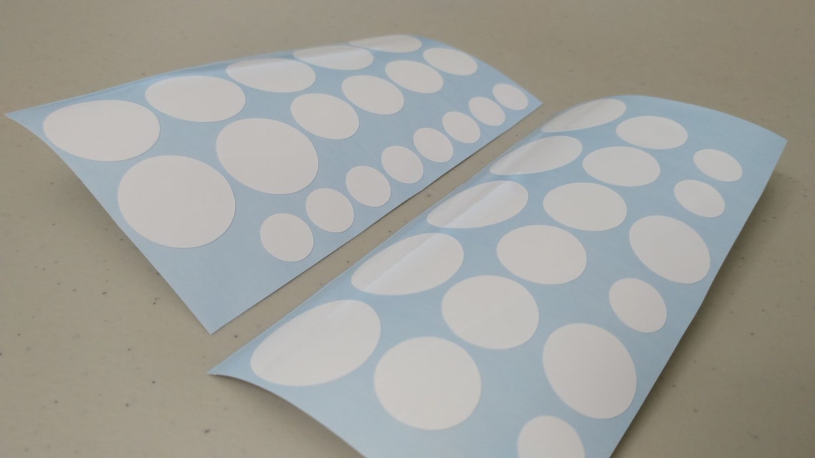 Vinyl Circles 36 Round Vinyl Cutouts Circle Stickers Round - Etsy