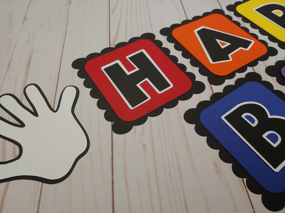 High Five I'm Five Birthday Banner DIY High Five - Etsy