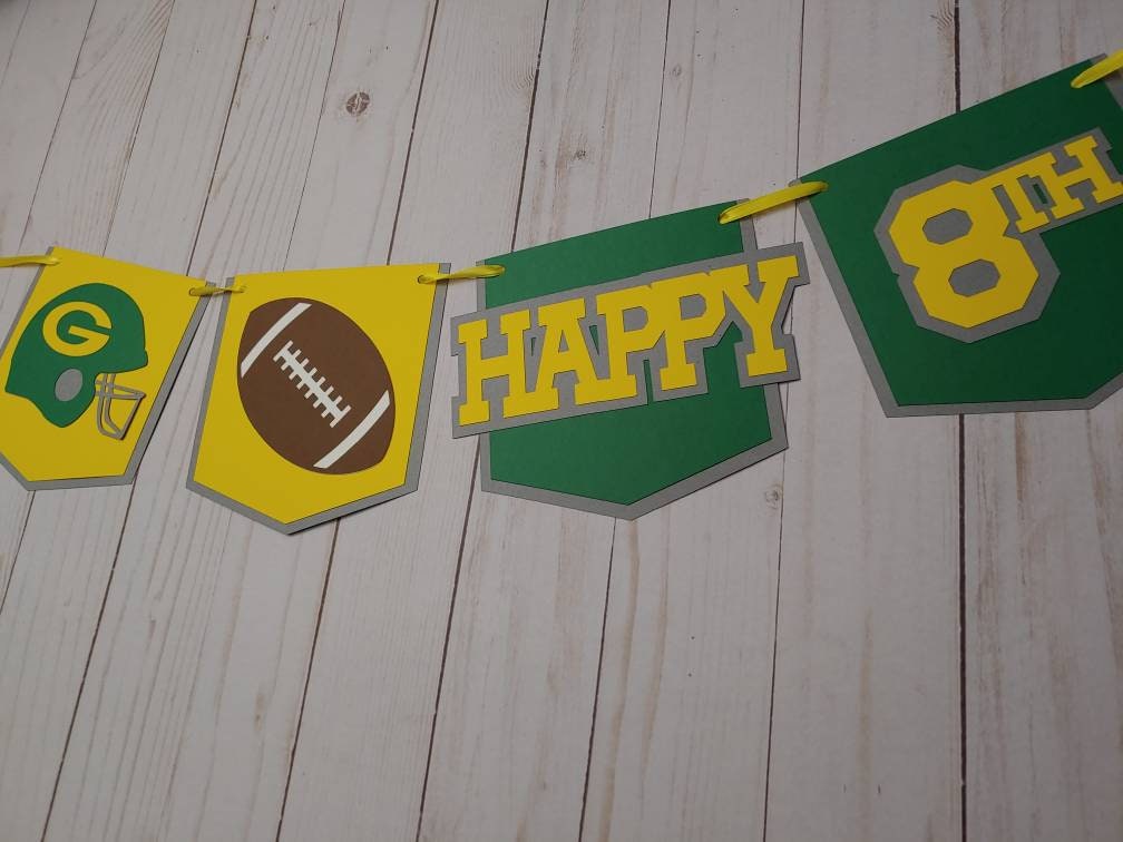 Football Banner Football Party Decorations Football | Etsy