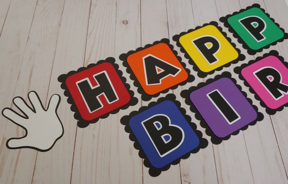 High Five I'm Five Birthday Banner DIY High Five - Etsy