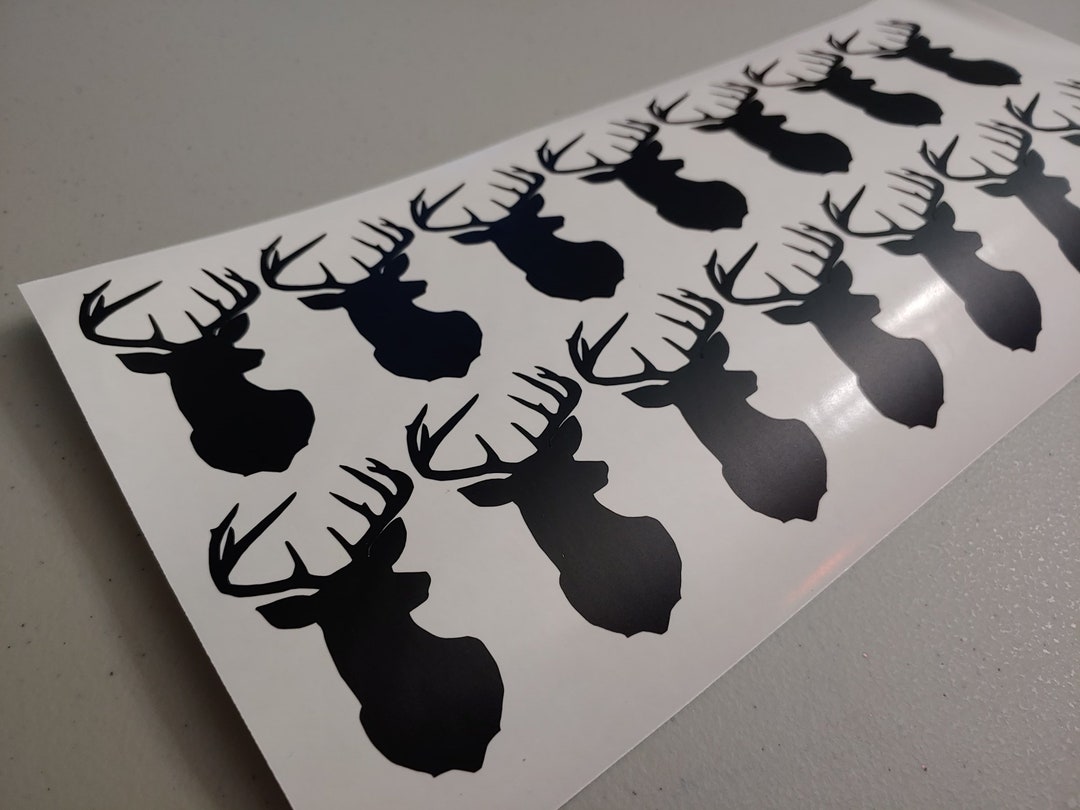 Deer Cutouts - Deer Silhouette Vinyl Cutouts - Deer Stickers - Deer ...