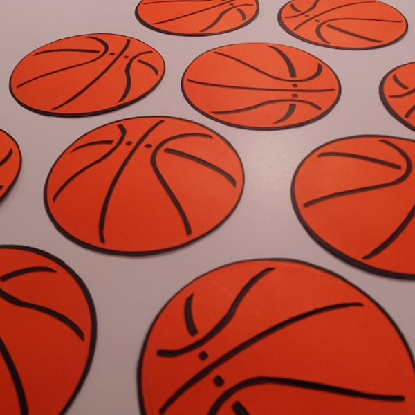 Basketball Cutouts - Etsy