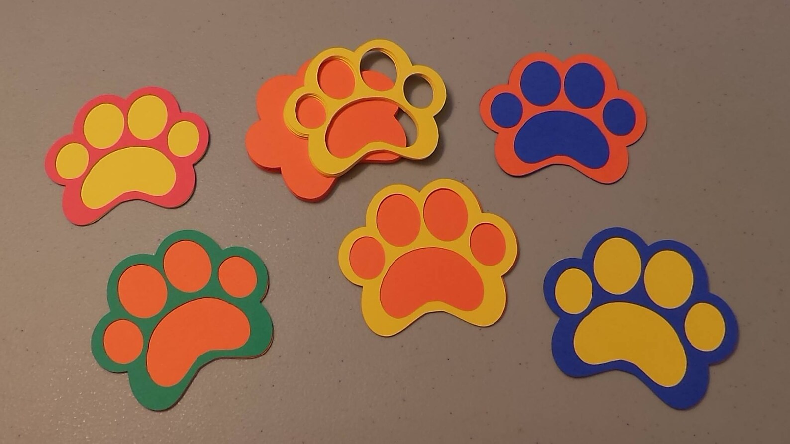 Dog Paw Cutouts, Dog Paws, Decorations for Birthday Party, Dog Themed ...