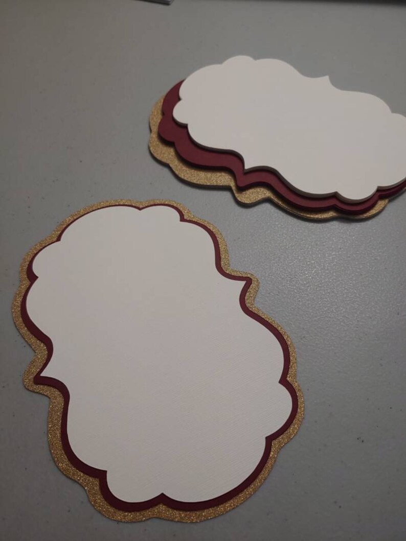 Bracket Cards DIY Birthday Invitations Place Cards - Etsy