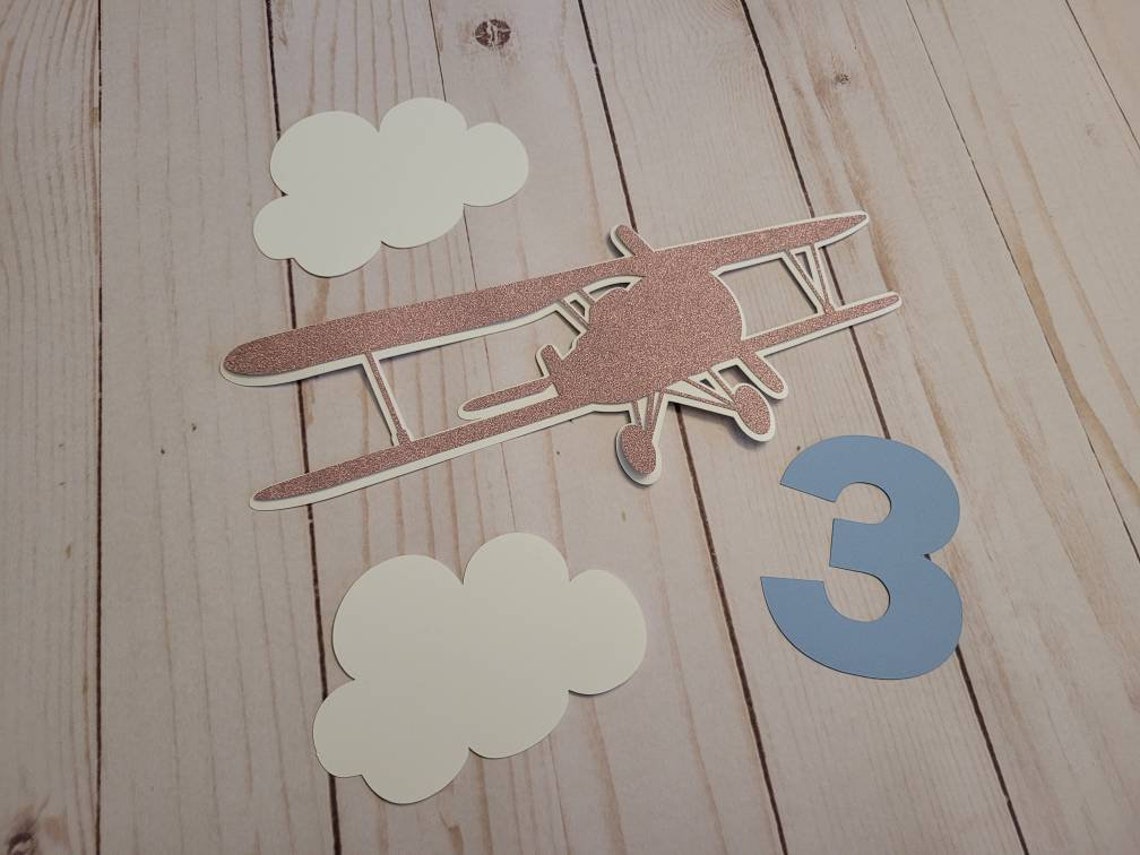 Airplane Cake Topper - Airplane Themed Party - Airplane Cake Topper ...