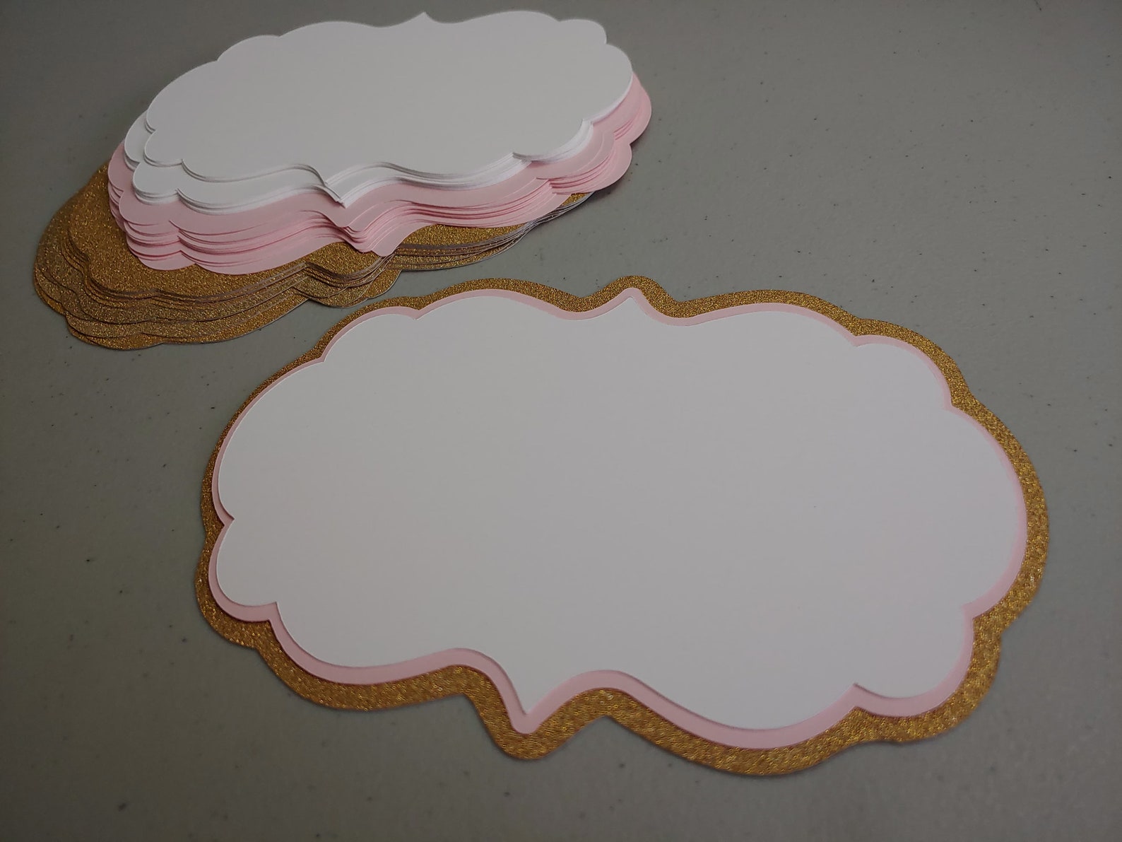 Bracket Cards DIY Birthday Invitations Place Cards - Etsy