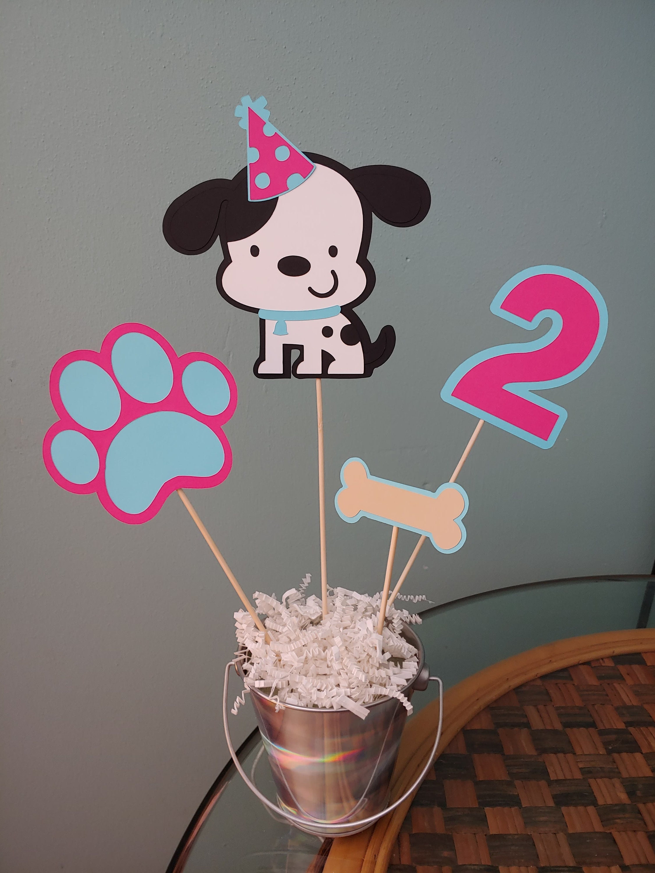 Dog Theme Centerpiece Dog Birthday Party Dog Baby Shower | Etsy
