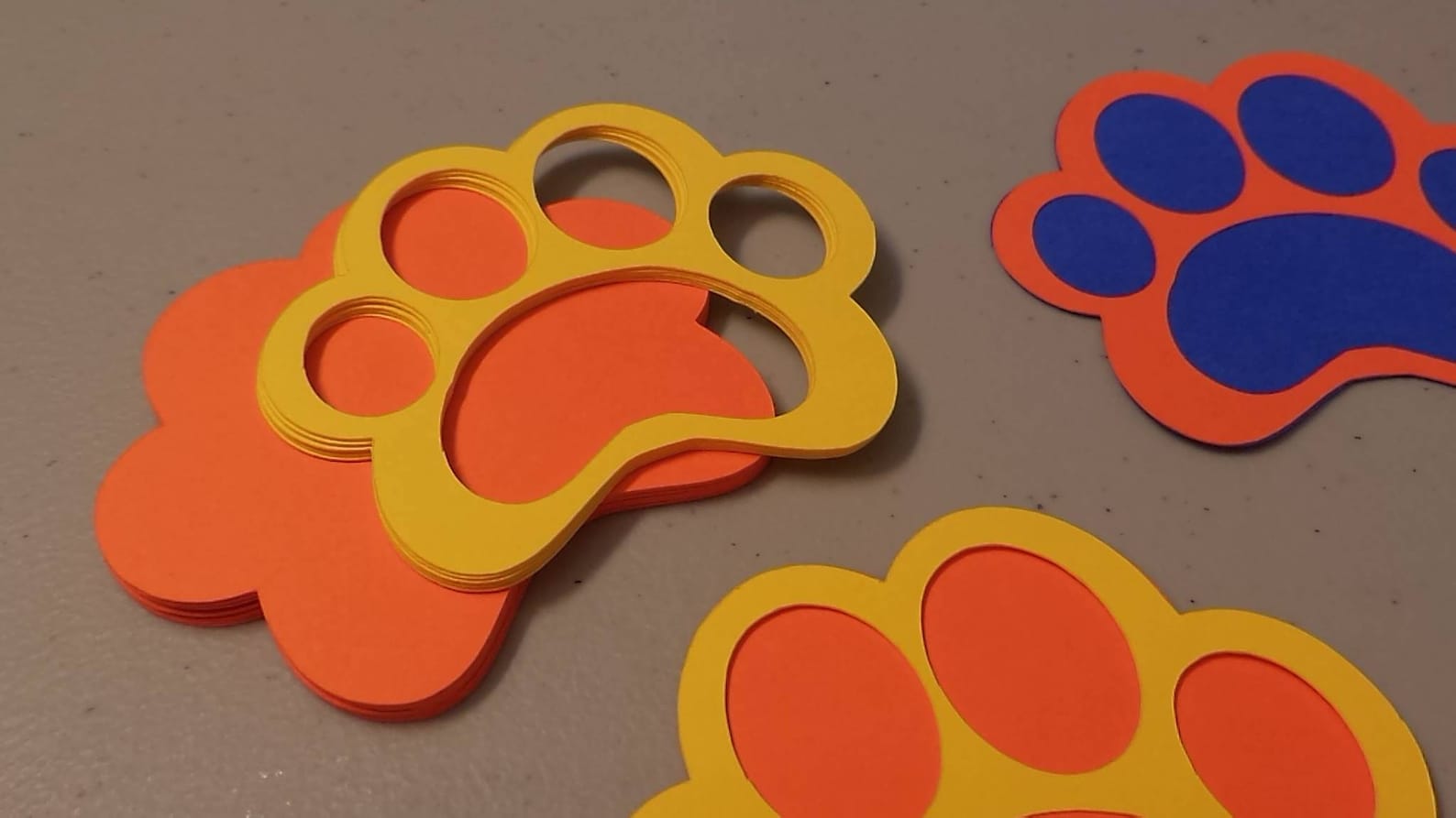 Dog Paw Cutouts, Dog Paws, Decorations for Birthday Party, Dog Themed ...