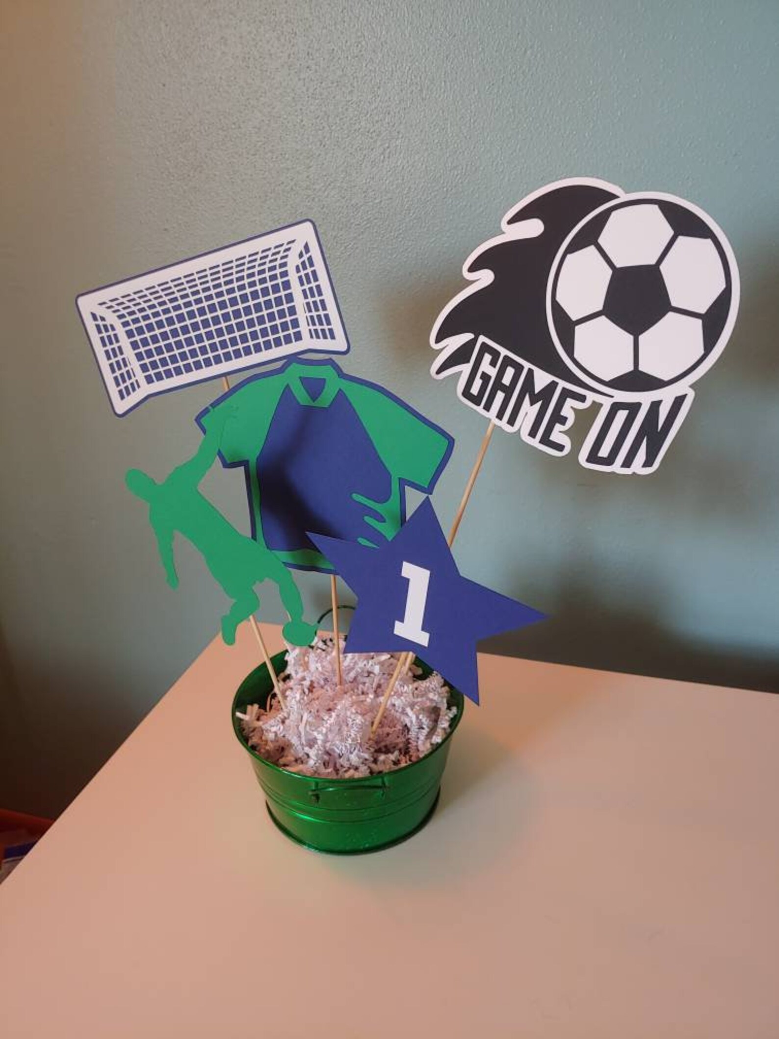 Soccer Centerpiece Game On Soccer Centerpiece Sports | Etsy