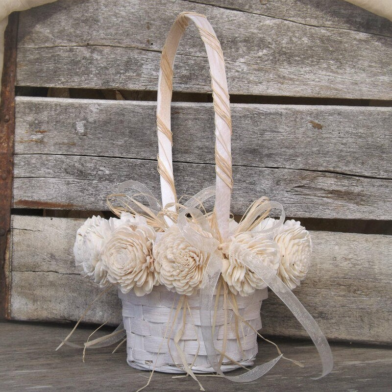 Flower Girl Basket - Etsy
