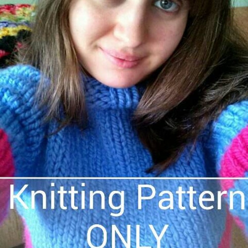 PATTERN Frisk Sweater Sizes XS-XXL Pdf Download Knitting - Etsy