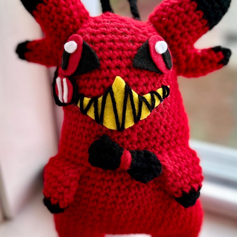 Cursed Alastor Cat Plush - Etsy