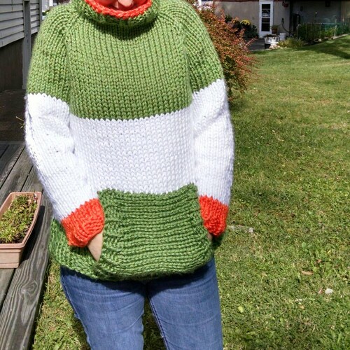 PATTERN Frisk Sweater Sizes XS-XXL Pdf Download Knitting - Etsy