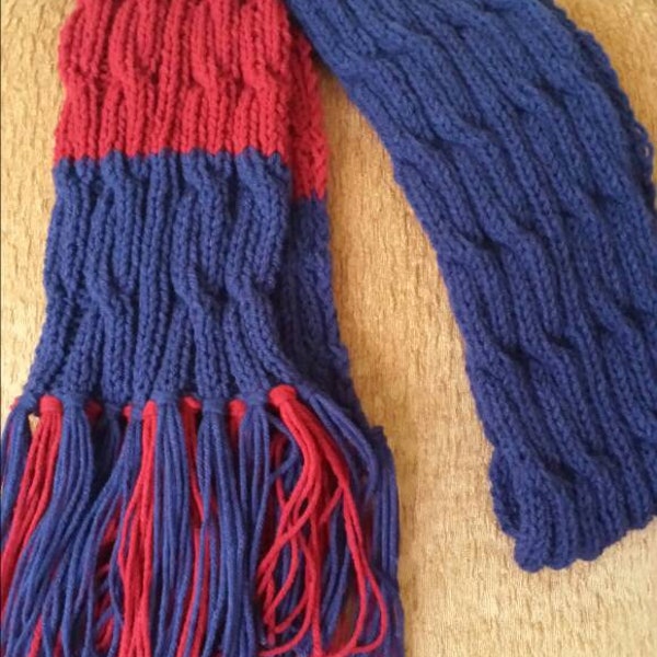 School Colors Scarf - Etsy