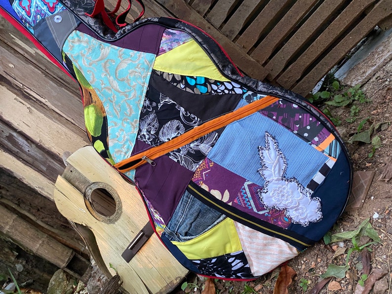 Guitar Case - Textile Recycling - Guitar Bag - Circular Economy - Etsy