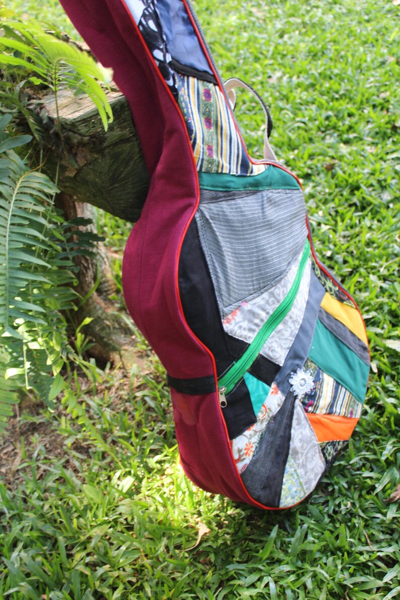 Guitar Case - Textile Recycling - Handcrafted Guitar Case - Musical ...