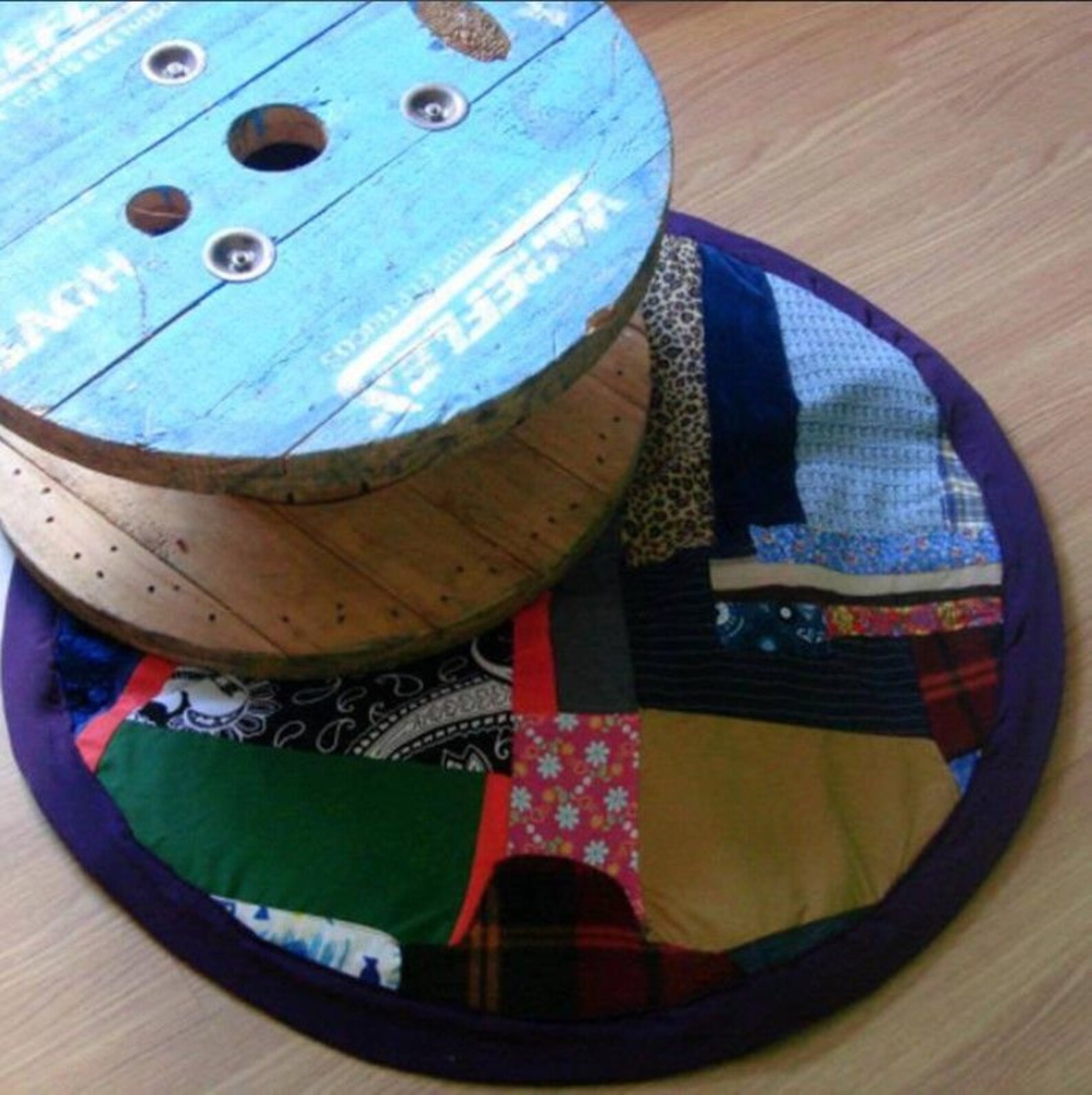 Patchwork Rug - Textile Recycling - Home Hippie Decor - Boho Style - Etsy
