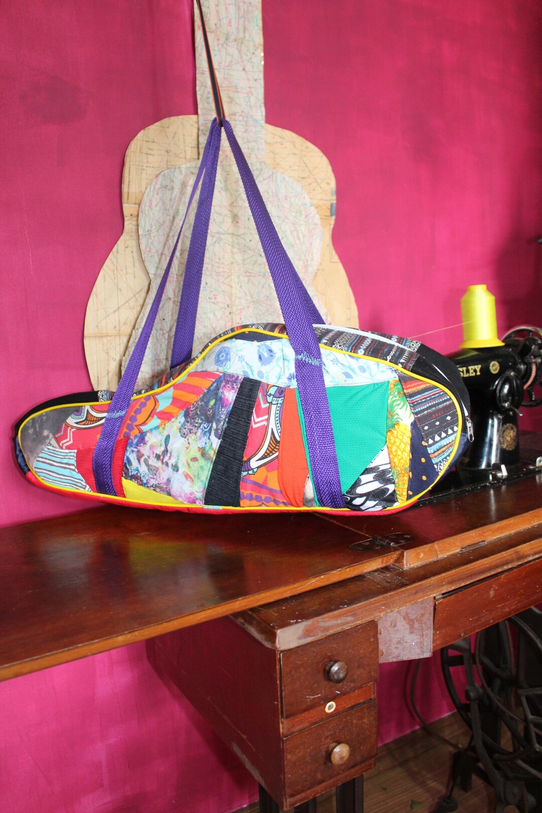 Alto Sax Bag - Textile Recycling - Patchwork Bags - Saxophone Gig Bag ...