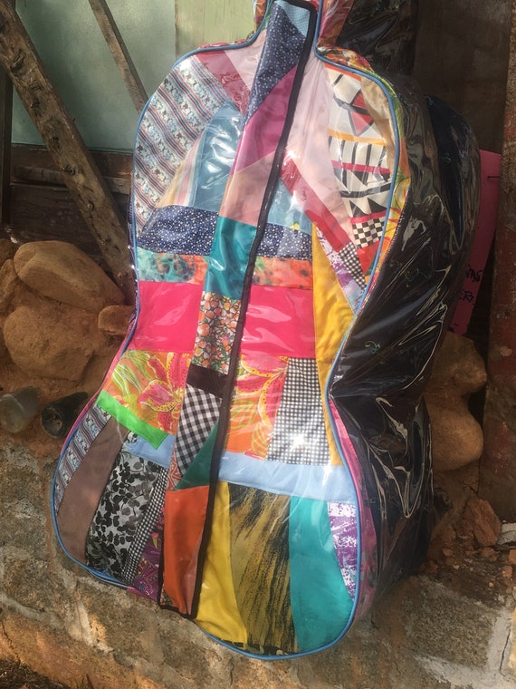 Cello Bag Cello Cose Upcycle Fabric Scraps Handrafted Bags - Etsy