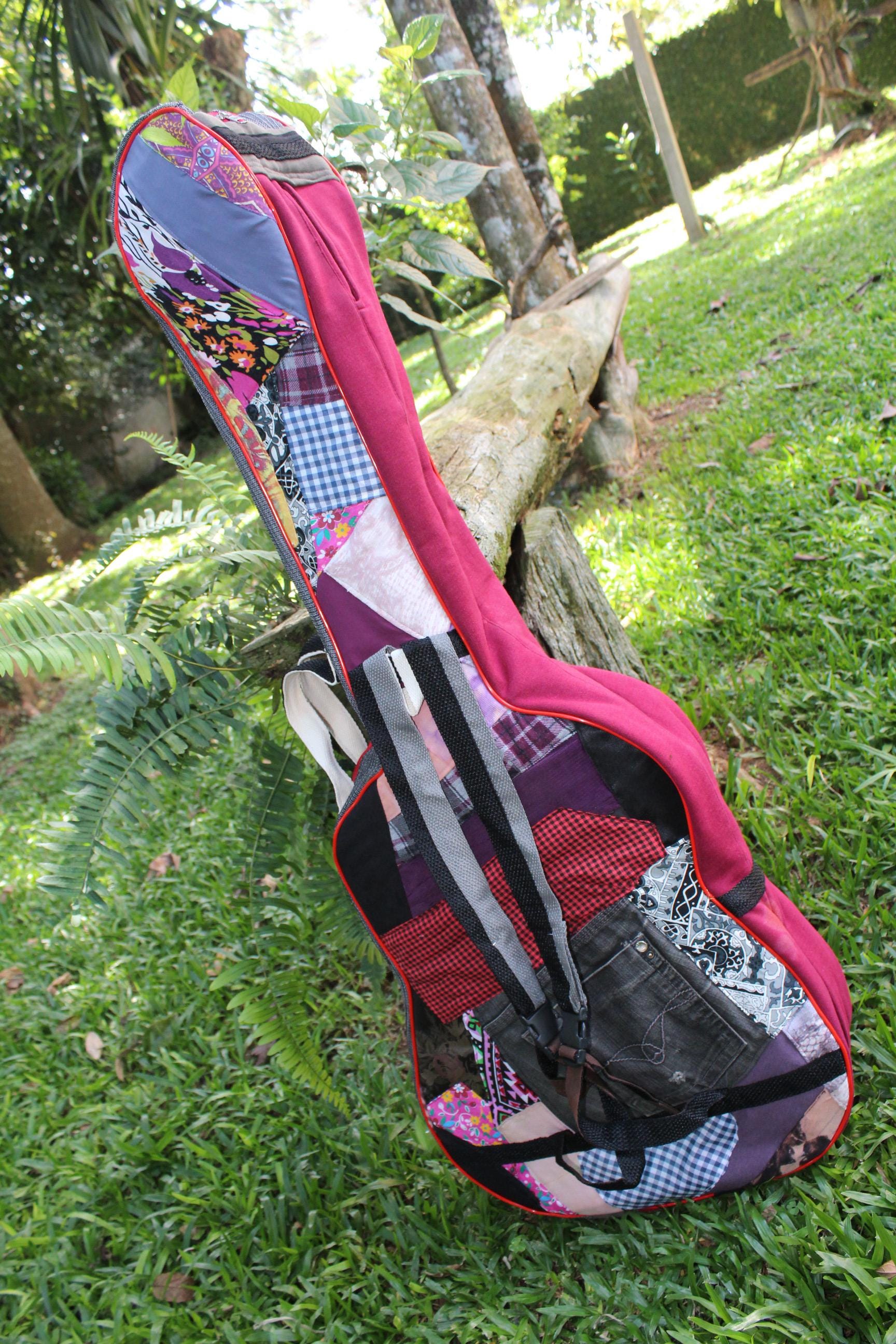 Guitar Case - Textile Recycling - Handcrafted Guitar Case - Musical ...