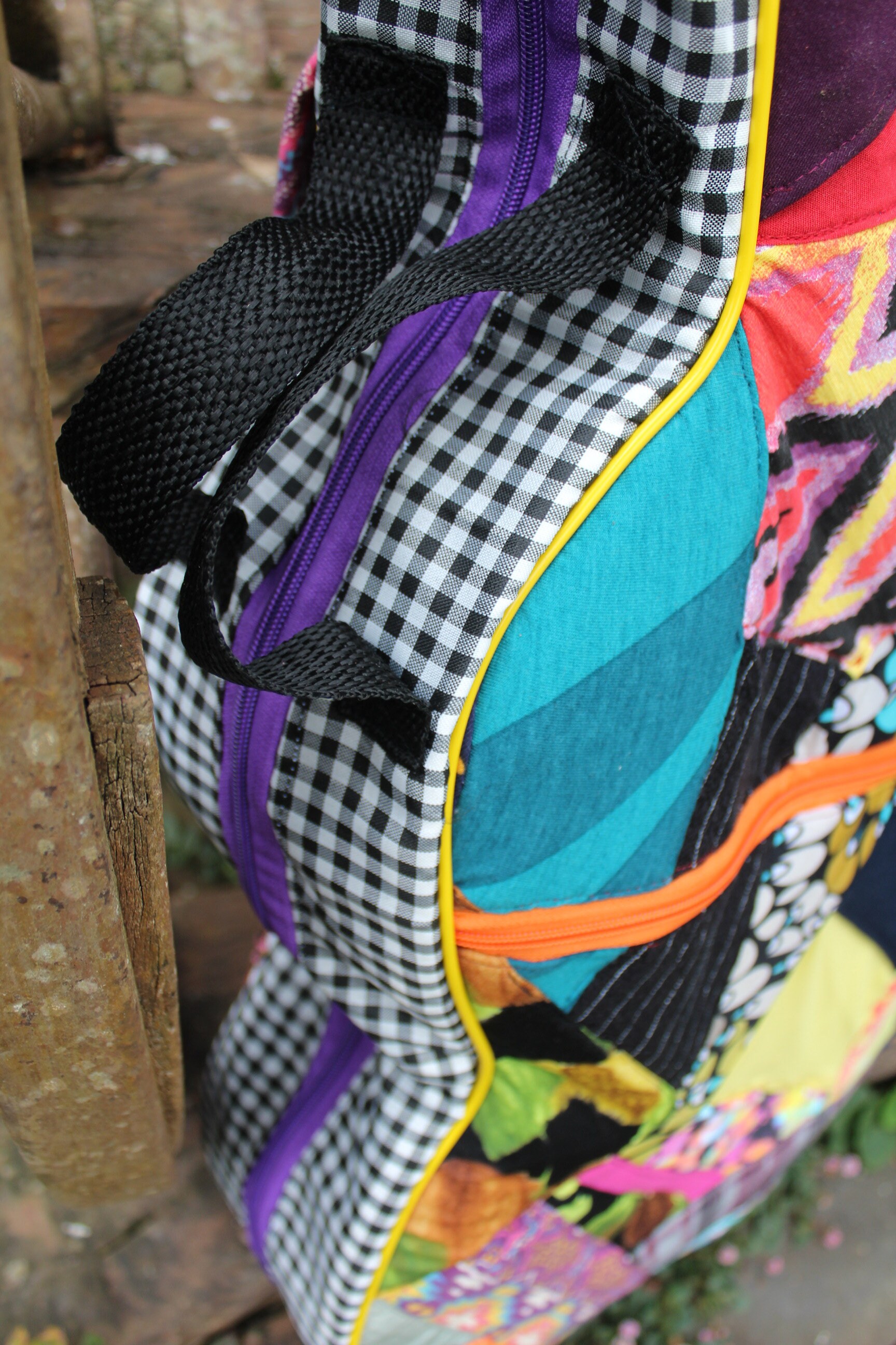 Guitar Case Upcycle Fabric Scraps Handcrafted Bags Patchwork Gig Bag - Etsy