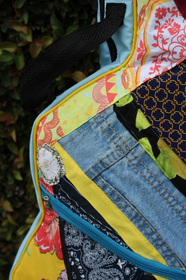 Guitar Case - Textile Recycling - Upcycle Fabric Scraps - Handcrafted ...