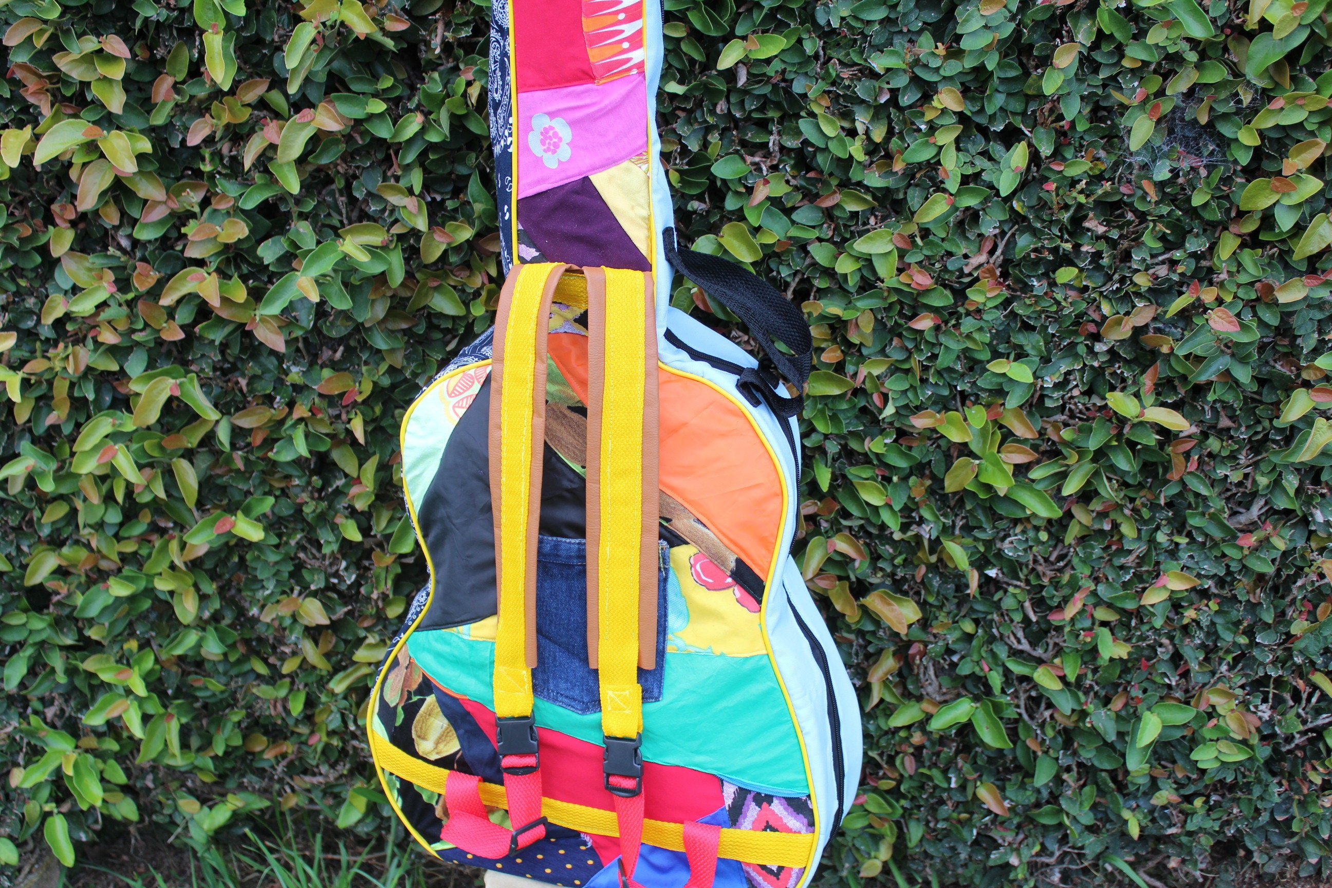 Guitar Case - Textile Recycling - Upcycle Fabric Scraps - Handcrafted ...
