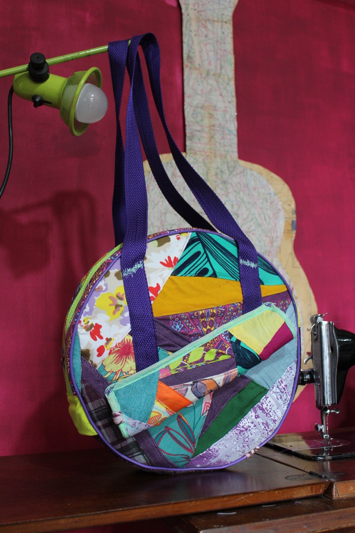 Shaman Bag - Textile Recycling - Drum Bags - Artcrafted Cases - Etsy