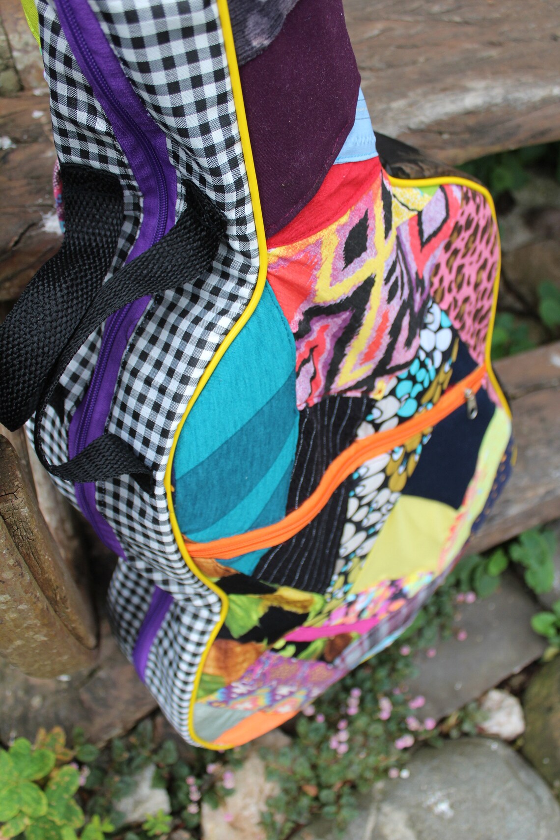 Guitar Case Upcycle Fabric Scraps Handcrafted Bags Patchwork Gig Bag - Etsy
