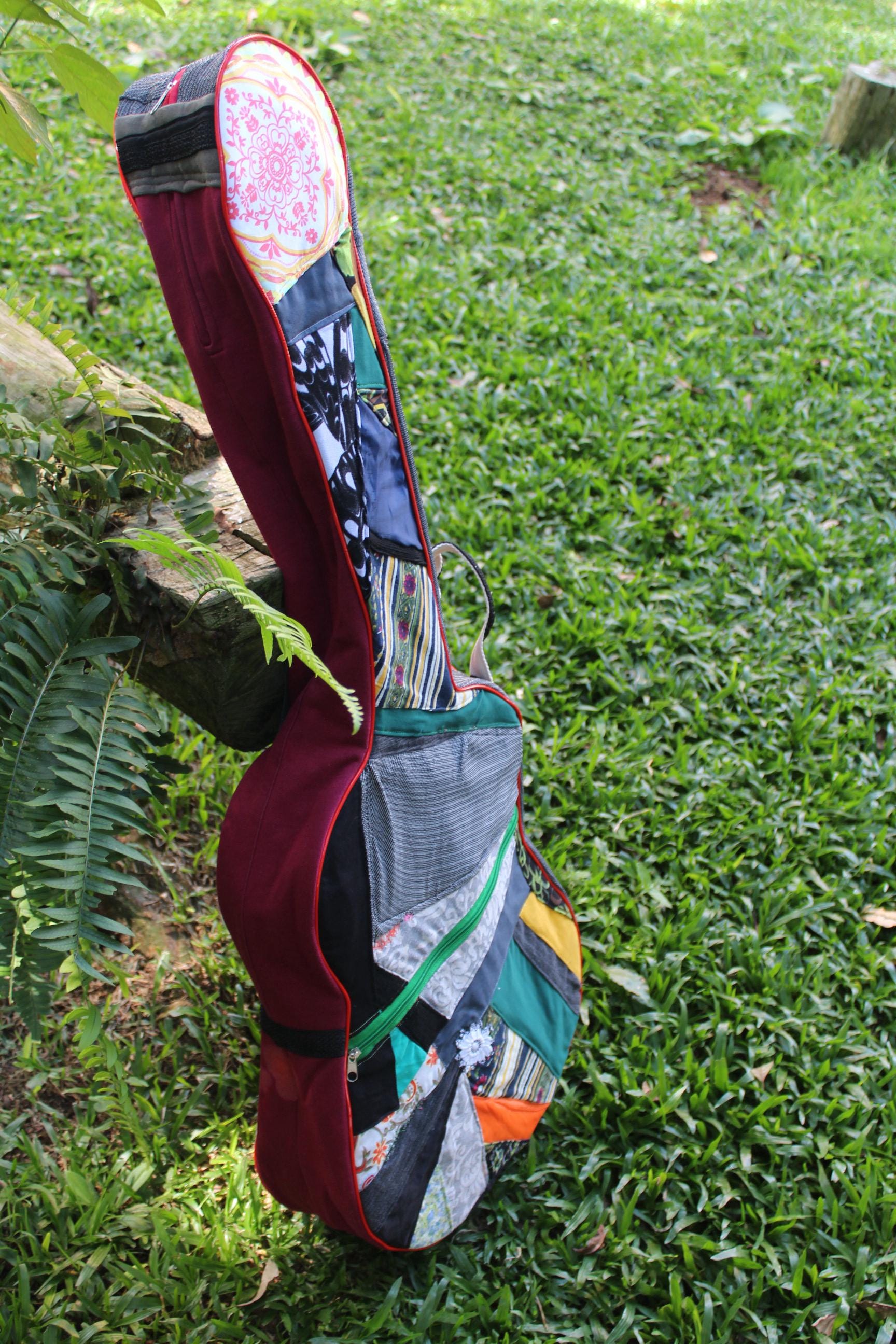 Guitar Case - Textile Recycling - Handcrafted Guitar Case - Musical ...