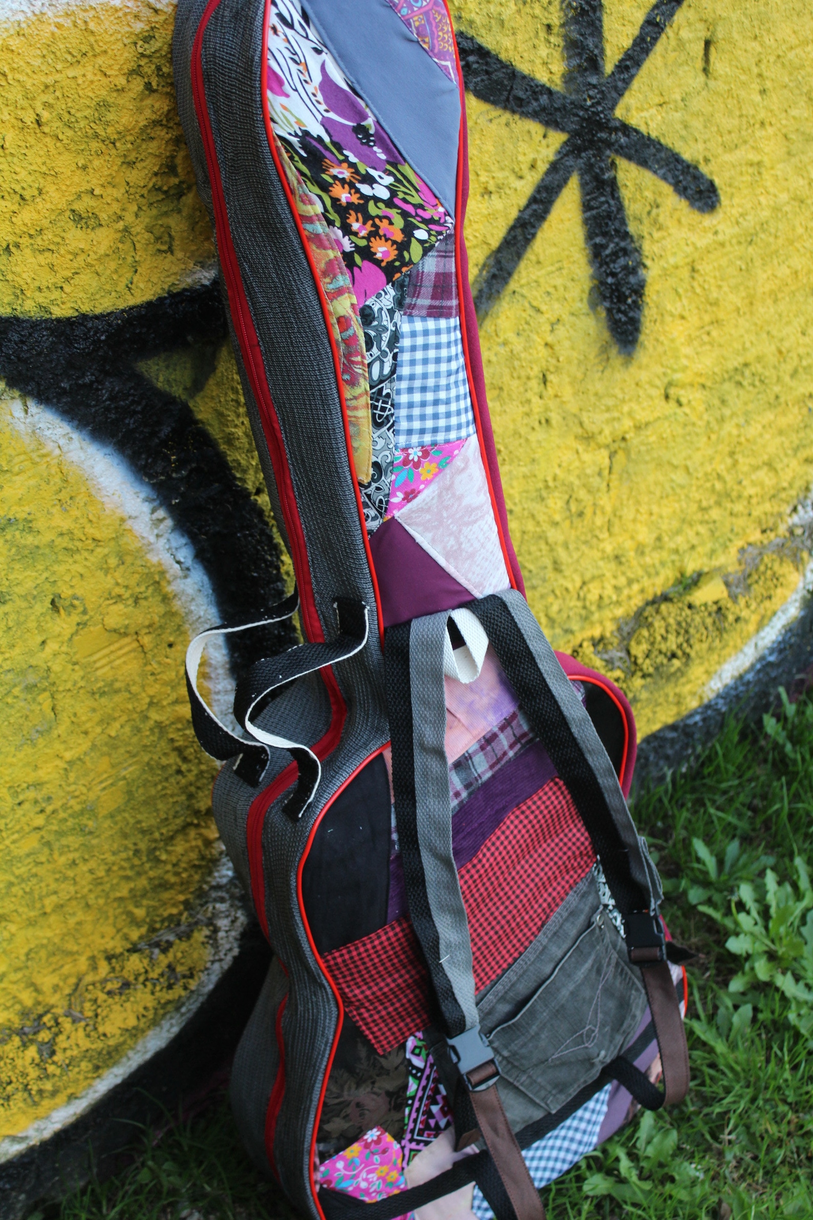Guitar Case Textile Recycling Handcrafted Guitar Case Musical Tailoring ...
