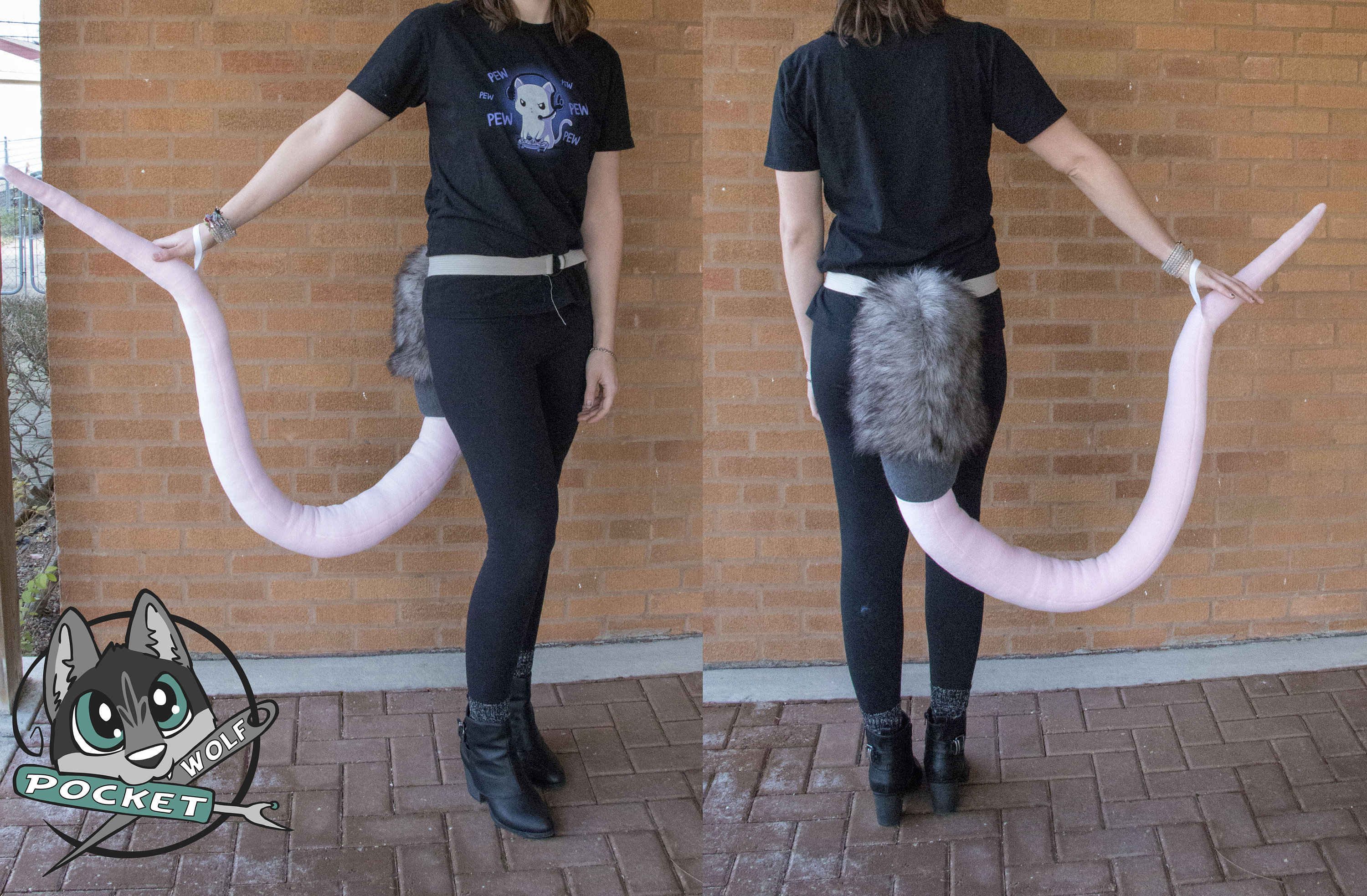 Custom 5 Foot Opossum Tail Made to Order | Etsy