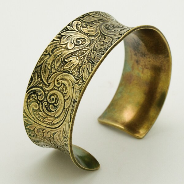 Floral Cuff Bracelet - Etsy