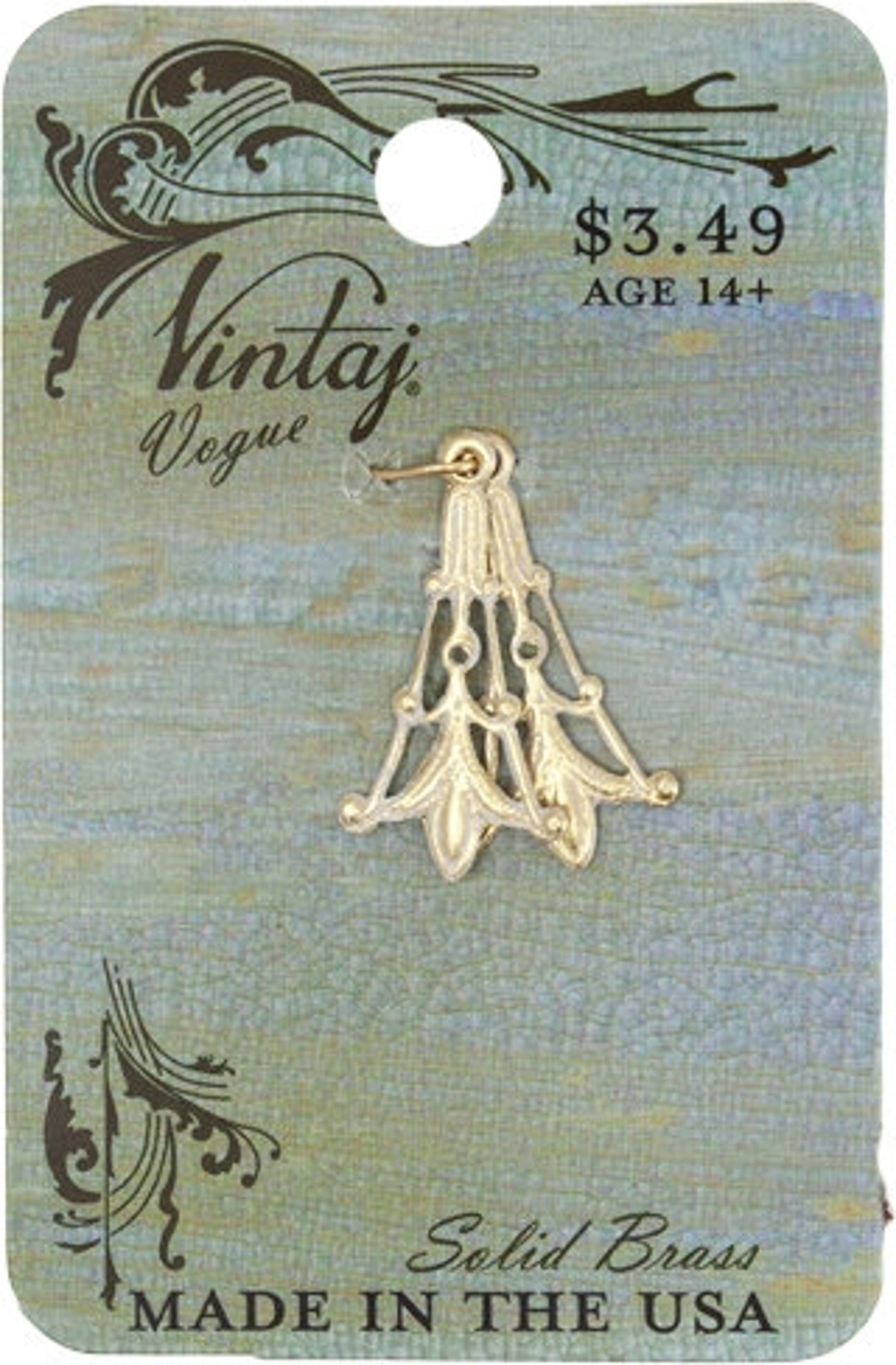 Vintaj Vogue Fleur Filigree 2 Pcs/pkg - Etsy