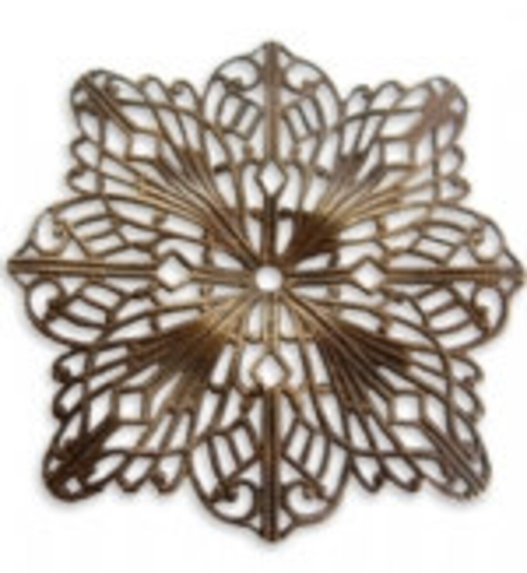 Vintaj 49mm Princess Cut Filigree - Etsy