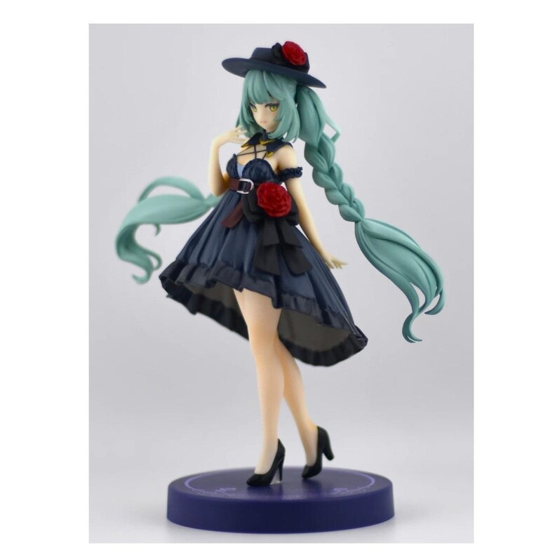 Hatsune Miku Excelsior Variation Figure: Navy Blue Gothic Dress, Rose ...