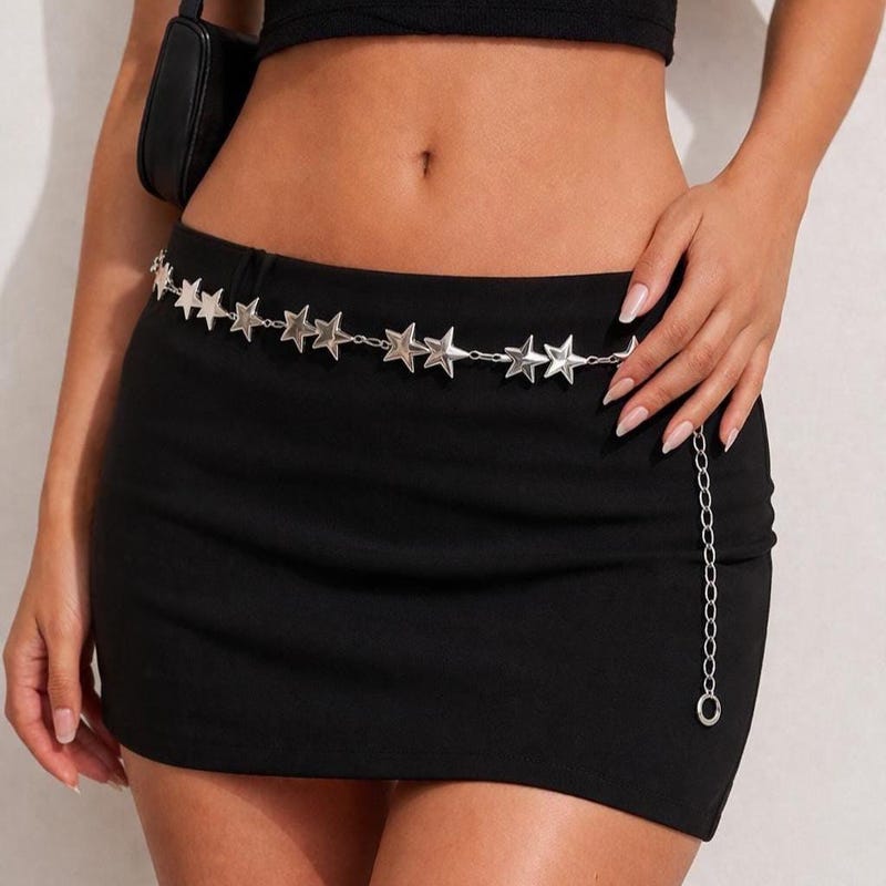 Edgy Waist Chain Belt - Etsy