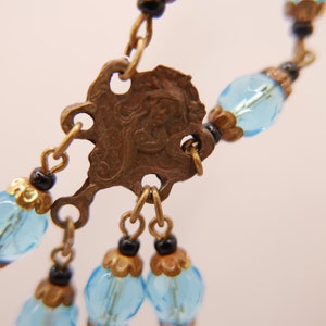 Extraordinary Genuine Antique Belle Epoch Czech Glass Festoon Necklace ...