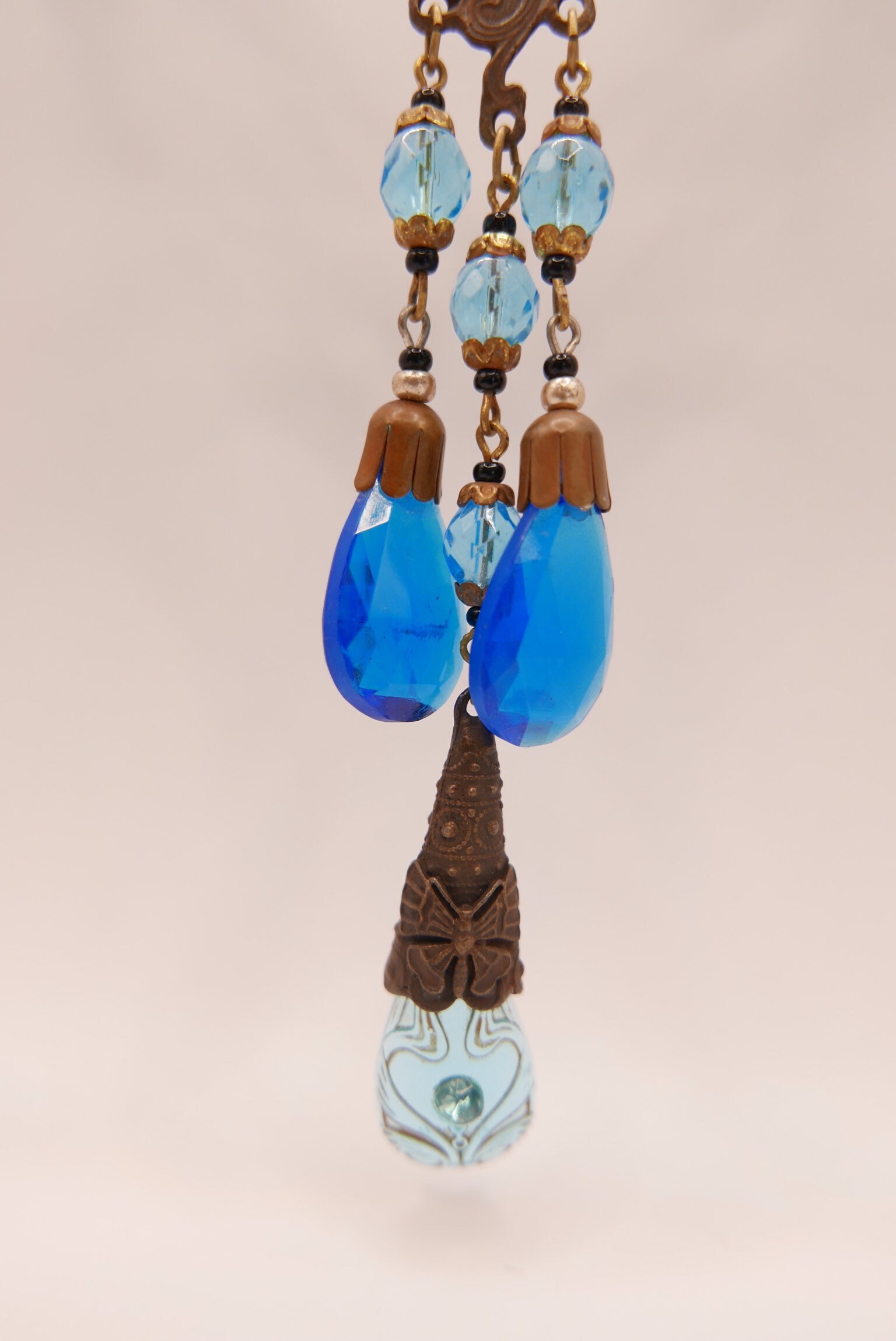 Extraordinary Genuine Antique Belle Epoch Czech Glass Festoon Necklace ...