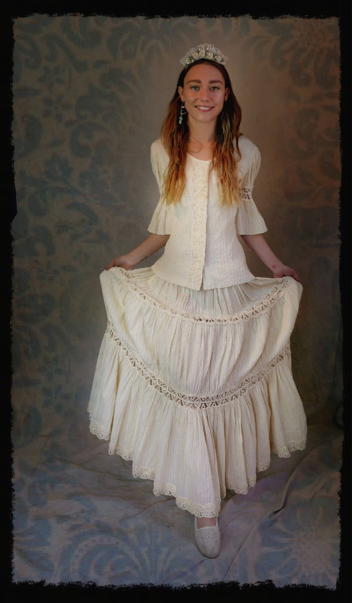 Antique Lace Mexican Bridal Suit /exceptional Authentic | Etsy