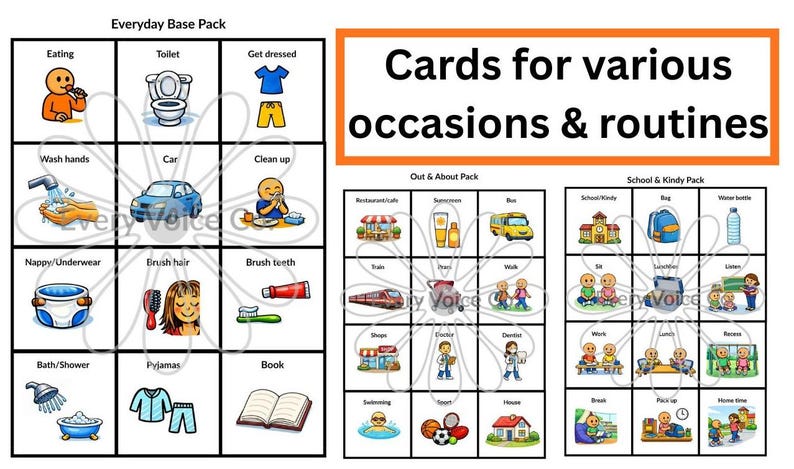 First-then Visual Schedule – Autism, ADHD Routine Chart - AAC ...